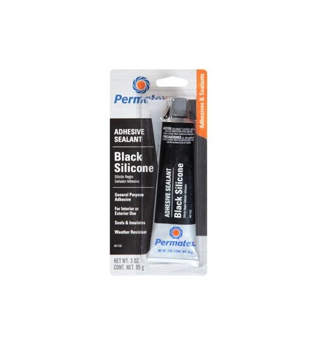 Black Silicone Adhesive Sealant Black RTV